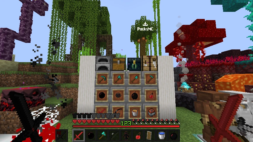 Faithful Edit Dark Red -grei Texture Pack - Download for Minecraft 1.21 ...